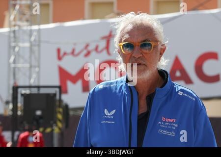 Flavio Briatore (ITA) Alpine F1 Team Executive Advisor in the FIA Press ...