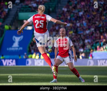 Stina Blackstenius (Arsenal 25) during the Women's Super League game ...