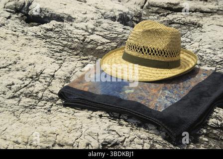 Hut am Strand, Hut am Strand Stock Photo - Alamy