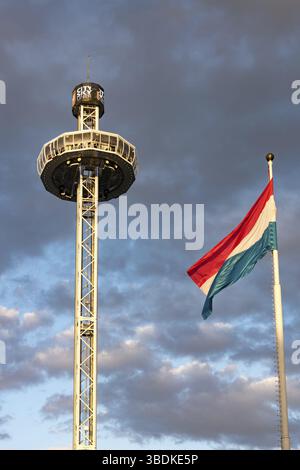 Luxembourg City / Luxembourg - 10. August, 2019: view of the cityscape ...