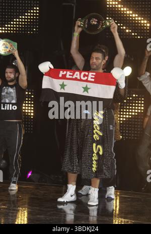 German heavyweight boxer Manuel Charr (Diamond Boy) fight against Denis ...