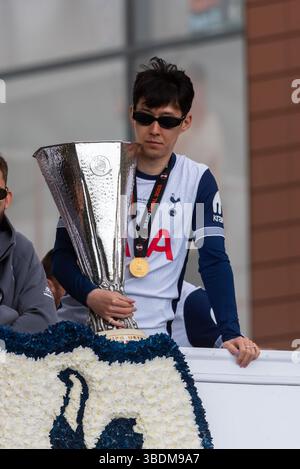 Tottenham Hotspur's Heung-Min Son during the UEFA Champion League ...