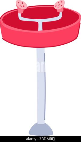 ansi eye wash station cartoon vector illustration Stock Vector Image ...