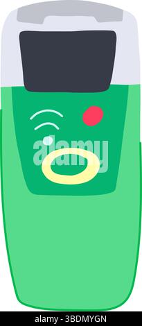 satellite gps beacon cartoon vector illustration Stock Vector Image ...
