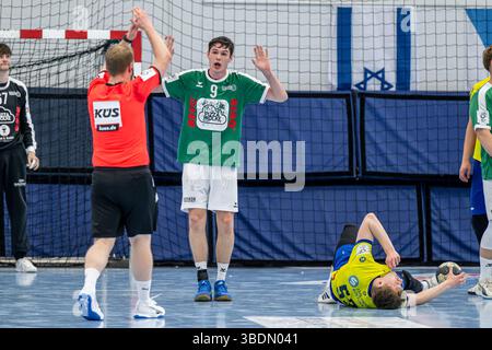 Joris van der Mei (HSG Dutenhofen/M?nchholzhausen, 9), Philip Steinberg ...