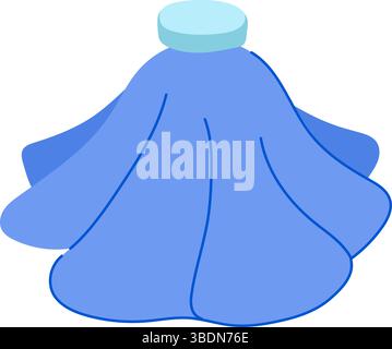 swelling ice pack for injuries cartoon vector illustration Stock Vector ...