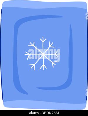 swelling ice pack for injuries cartoon vector illustration Stock Vector ...