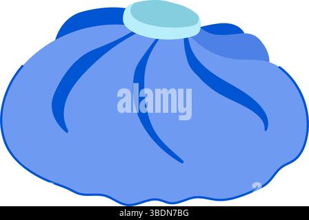 recovery ice pack for injuries cartoon vector illustration Stock Vector ...