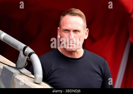 Southampton interim manager Simon Rusk during the Premier League match ...