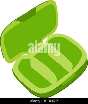 daily pill organizer cartoon vector illustration Stock Vector Image ...