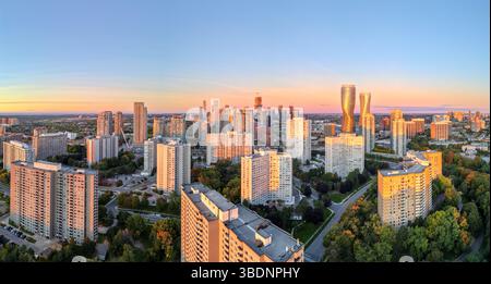 Mississauga, Ontario, Canada downtown skyline at dawn Stock Photo - Alamy