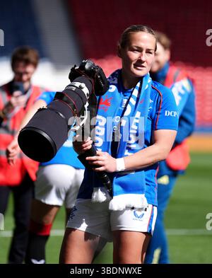 Rangers' Katie Wilkinson celebrates following the Scottish Gas Women's ...