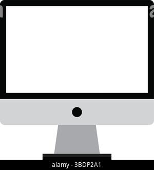 computer screen technology hardware cartoon Stock Vector Image & Art - Alamy