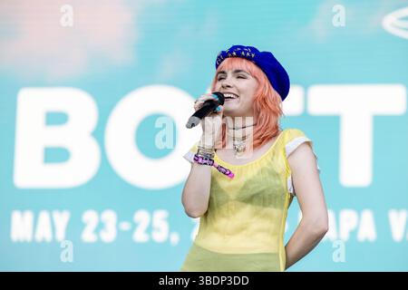 Singer Ava Maybee during the BottleRock Music Festival on May 24, 2025 ...