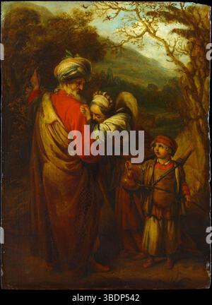 Banishment of Hagar and Ishmael Barent Fabritius Stock Photo - Alamy