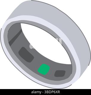 sensor smart patch cartoon vector illustration Stock Vector Image & Art ...