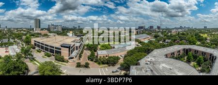 Aerial view of St Thomas University private higher education institute ...