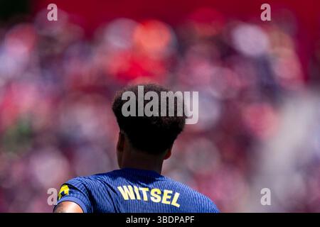 Axel Witsel of Girona FC during the La Liga EA Sports match between ...
