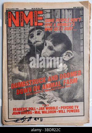 1980s NME New Musical Express Music Paper with Chaka Khan Front Cover ...