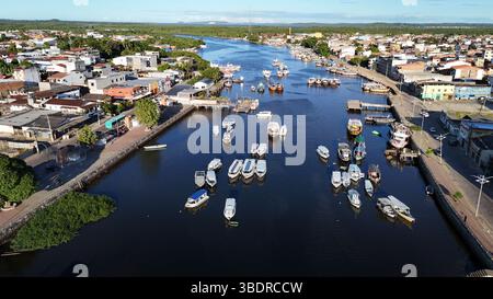Una River Canal in Valenca valenca, bahia, brazil - april 18, 2025 ...