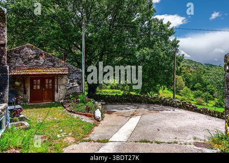 Castro Laboreiro, Portugal 05-02-2024: Small historic dwellings outside ...