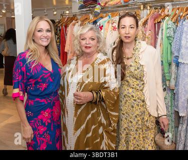 Leesa Rowland and guest attends the Leesa Rowland Cover Party for MAT ...