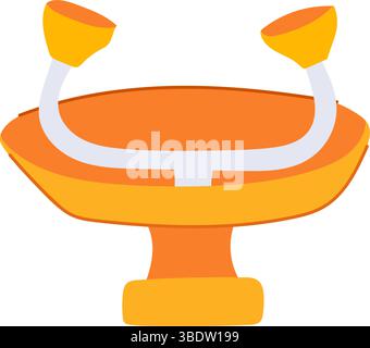 protection eye wash station cartoon vector illustration Stock Vector ...