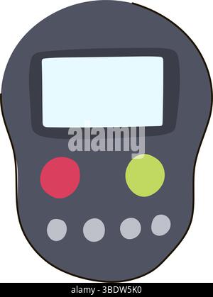 engagement voting clicker cartoon vector illustration Stock Vector ...