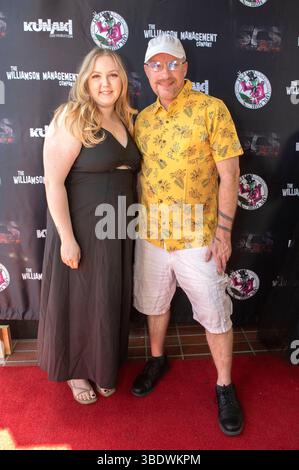 Taylor Perez und Dustin Ferguson bei der Premiere des Horror-Films 'The ...