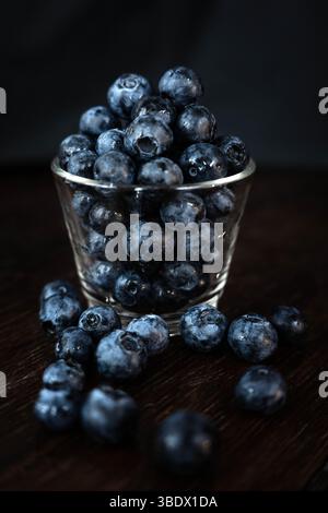 Bremen, Germany. 26th May, 2025. Blueberries, also known as bilberries ...