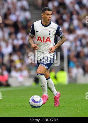 Tottenham Hotspur's Pedro Porro during the Premier League match at ...