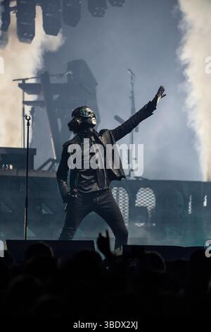 Ghost live on stage at Saab Arena in Linköping, Sweden, May 22, 2025 ...