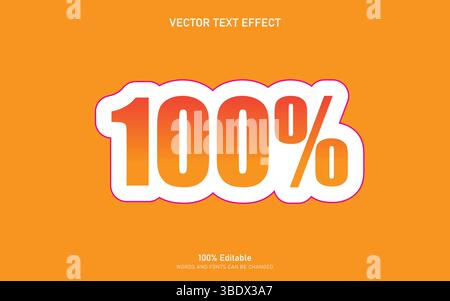 Bold 3D Text Effect 100 Editable EPS File Word And Font Can be Changed ...