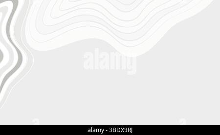 Gray Wave Neutral Background for Presentations, Vector Illustration ...