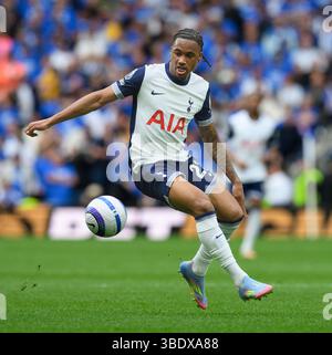 Tottenham Hotspur's Wilson Odobert during the Premier League match at ...