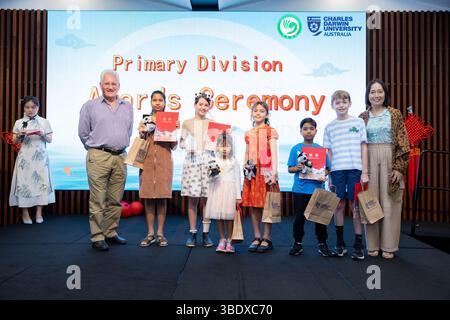 Darwin, Australia. 24th May, 2025. A contestant demonstrates Chinese ...