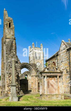 Kilwinning Abbey founded in 12th century by Benedictine monks, probably ...
