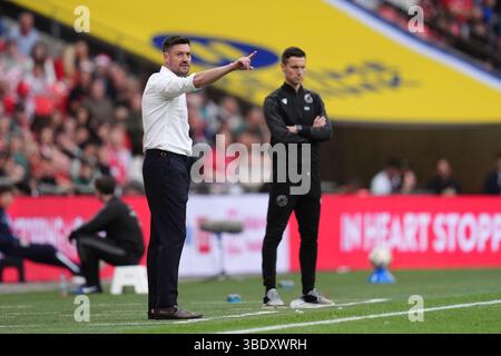Walsall manager Matt Sadler during the Emirates FA Cup first round ...