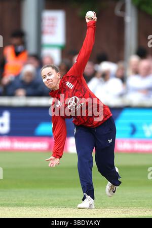 England's Linsey Smith in action during the Third Women's International ...