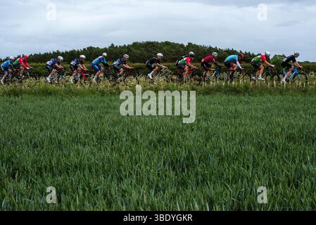 Grantham, Lincolnshire, UK. 26th May, 2025. Riders near Saltby during ...