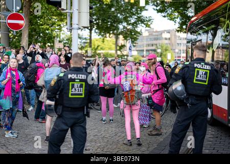 Nuremberg, Germany. 26th May, 2025. Participants in the "Monday demo ...