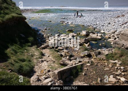 Monknash Beach in Glamorgan South Wales UK Stock Photo - Alamy