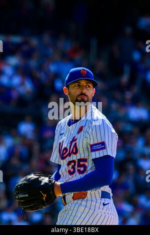 New York Mets' Clay Holmes pitches during the second inning of a ...