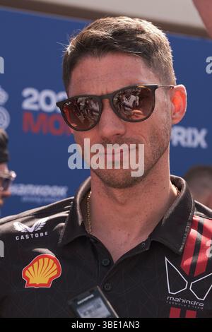 Monaco, Monaco. 02nd May, 2025. Edoardo Mortara of Mahindra Racing seen ...