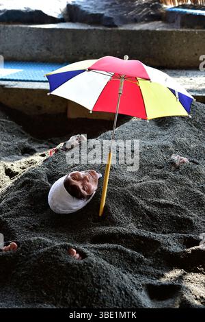 Thermal Sand Bath,Ibusuki City,Kyushu island,Japan,Asia Stock Photo - Alamy