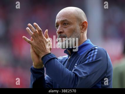 Nottingham Forest FC head coach Ange Postecoglou during the UEFA Europa ...