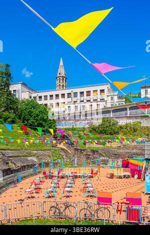 Amphitheater of the Three Gauls in Lyon France Stock Photo - Alamy