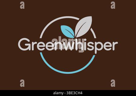 Green Whisper Brand Logo Design Stock Vector Image & Art - Alamy