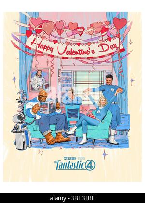 The Fantastic Four: First Steps Year : 2025 USA Director : Matt Shakman American poster Stock ...