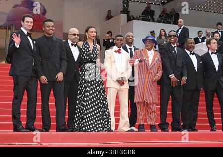 (L-R) HIGHEST 2 LOWEST Cast & Crew - Elijah Wright, Spike Lee, Aiyana-Lee, Jensen McRae, Aubrey ...